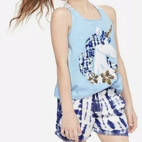 Justice | Shirts & Tops | Original Justice Girls Size 67 Unicorn ...